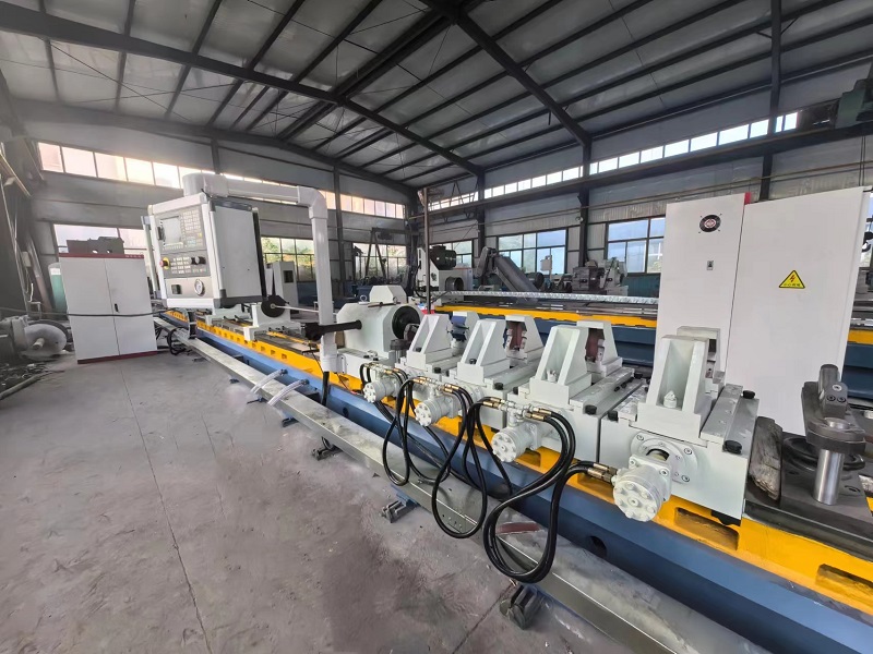 TGK250*9M CNC Scraping And Rolling Machine Tool Acceptance Completed ...